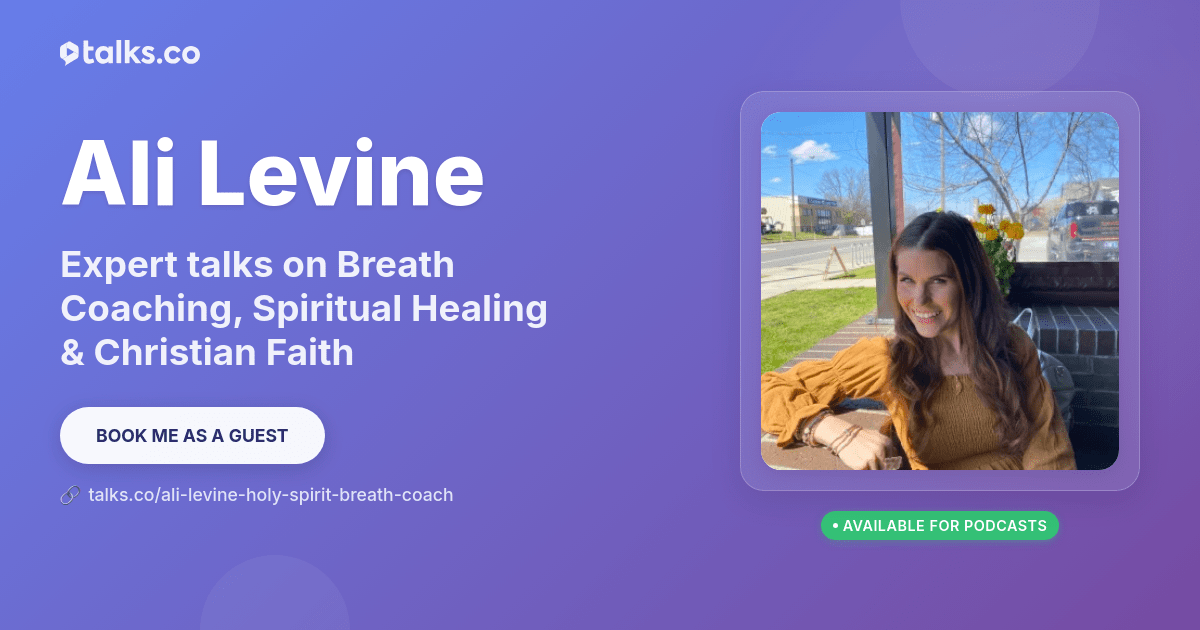 Ali Levine: Talks on Breath Coaching & Spiritual Healing