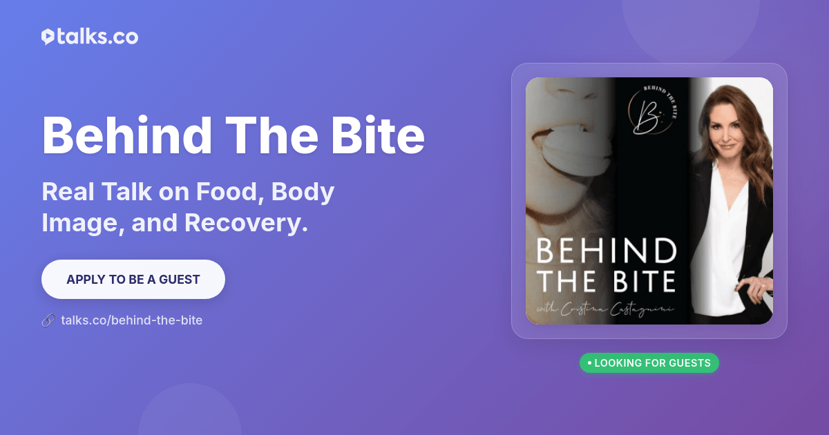 Behind The Bite - Body Image, Health & Fitness & Eating Disorders