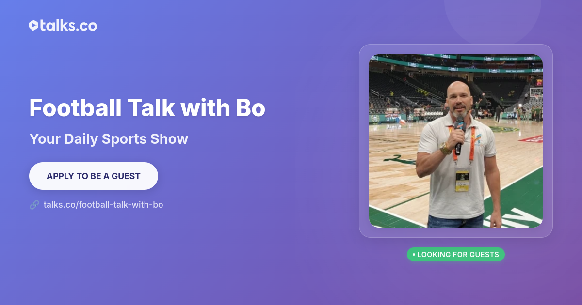 Football Talk with Bo - NFL, Sports & Football