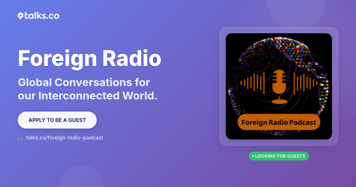 Foreign Radio - Travel, Expat Life & Cultural Exchange