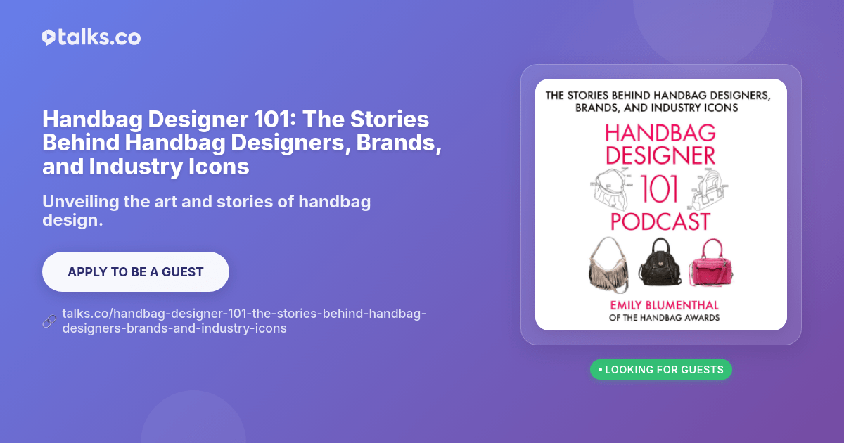 Handbag Designer 101: The Stories Behind Handbag Designers, Brands, and ...