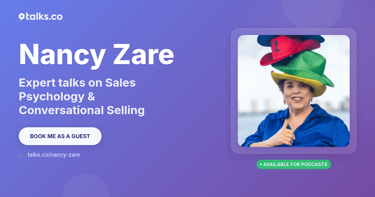 Nancy Zare: Talks on Sales Psychology & Conversational Selling