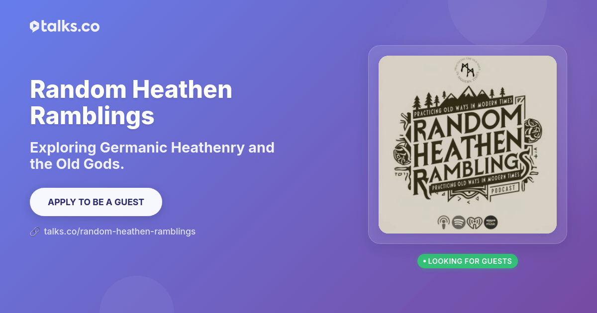 Random Heathen Ramblings - Germanic Heathenry, Paganism & Spirituality
