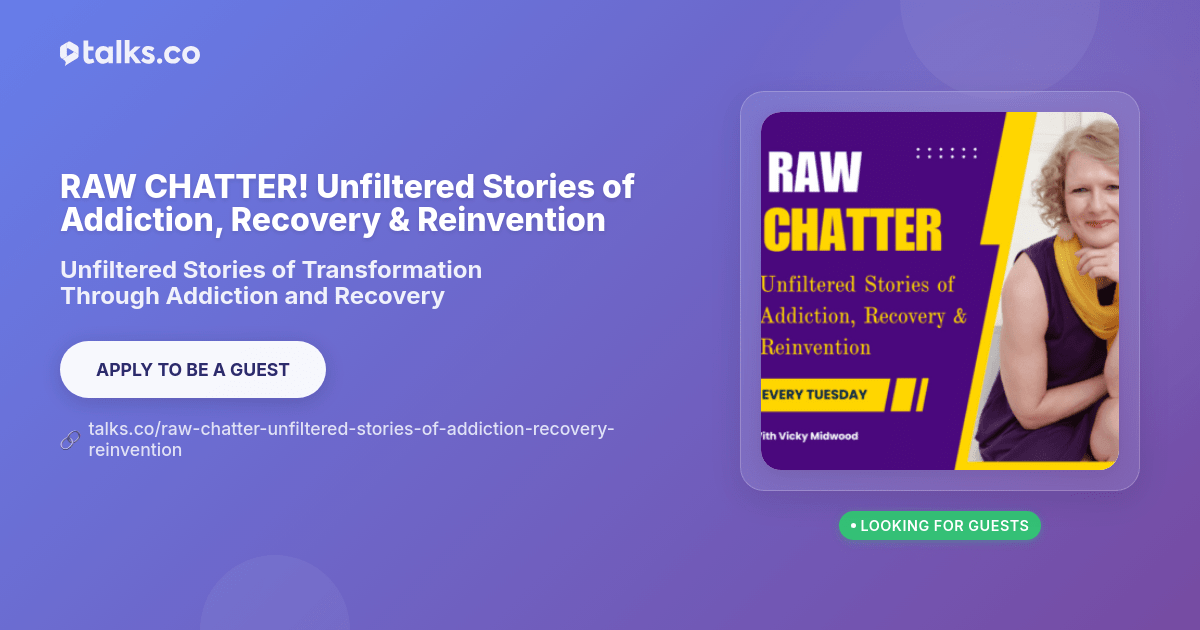 RAW CHATTER! Unfiltered Conversations on the Psychology of Addiction ...