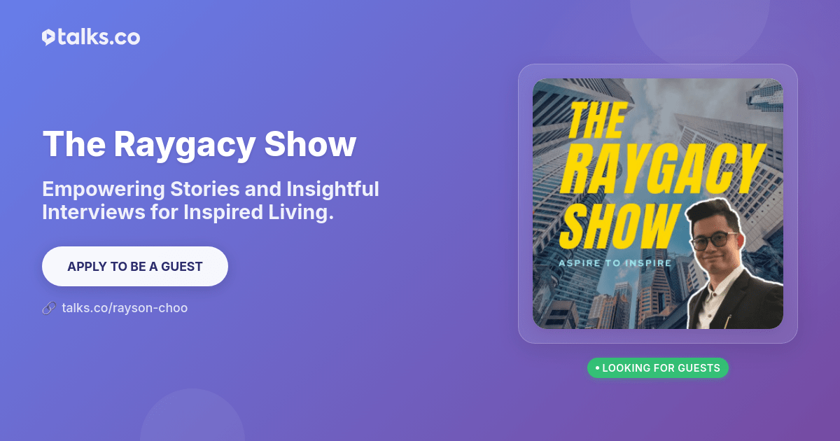 The Raygacy Show - Motivation, Celebrity Interviews & Entrepreneurship