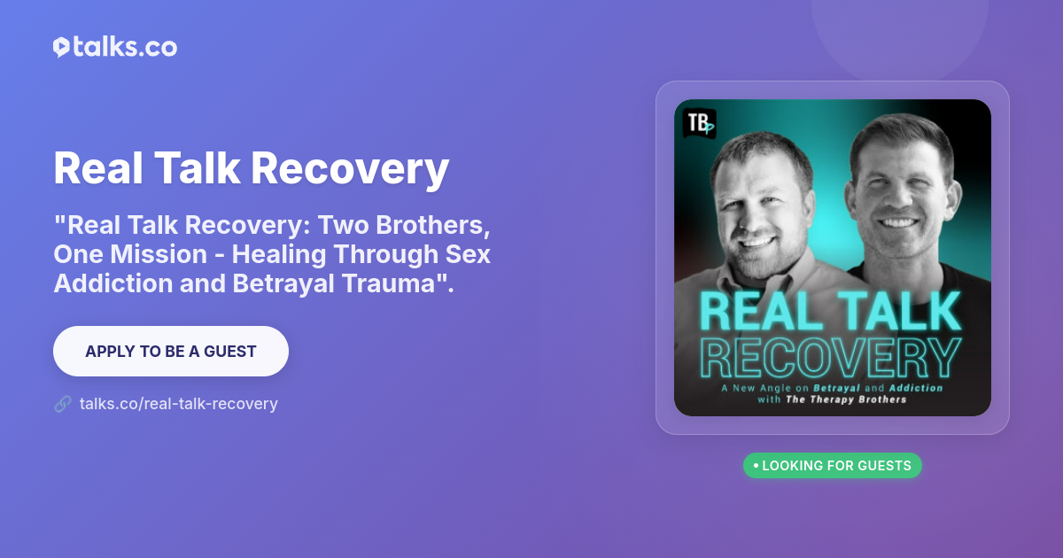 Real Talk Recovery - Self-Improvement, Mental Health & Christianity