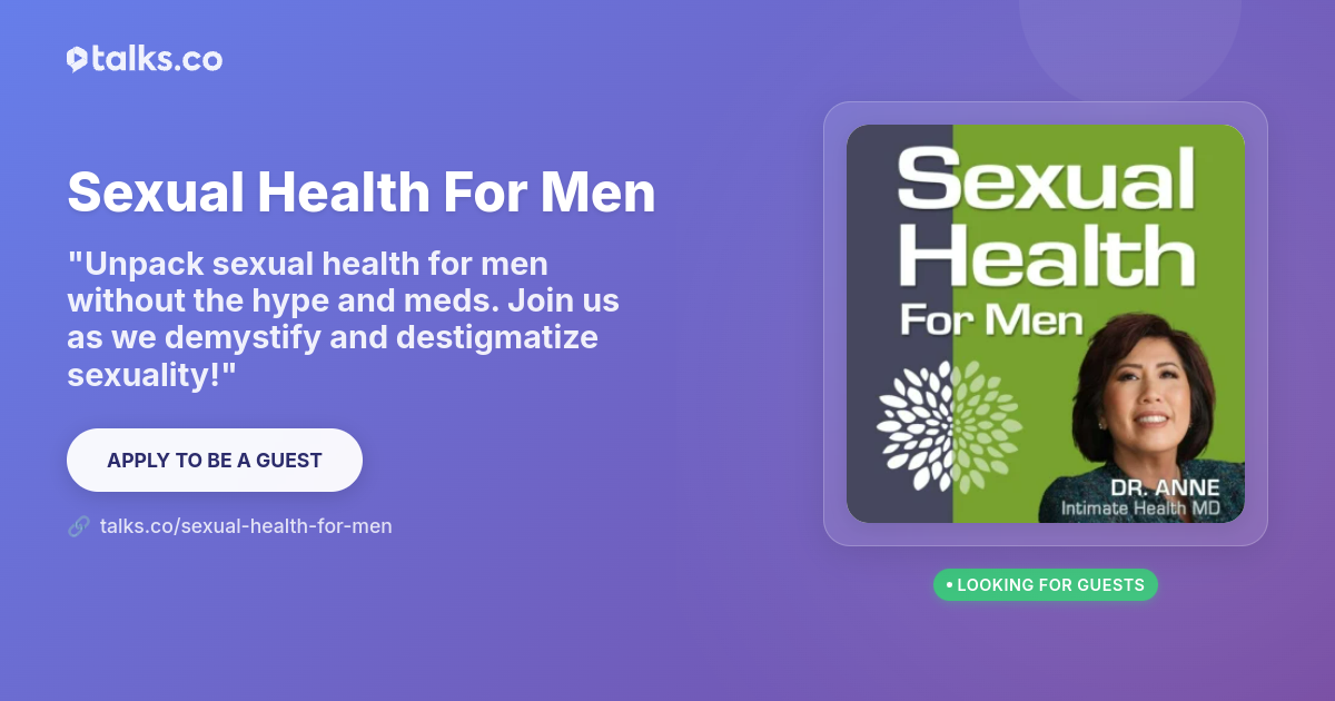 Sexual Health For Men - Sexuality & Medicine