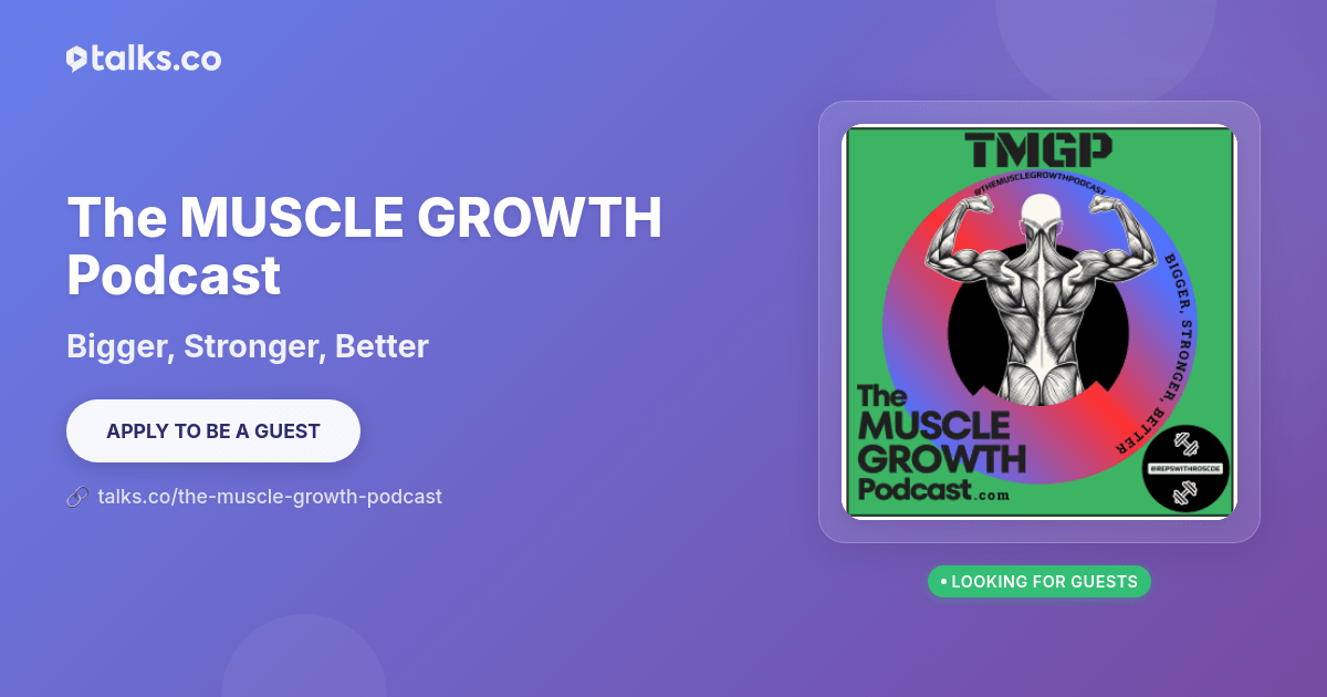 The MUSCLE GROWTH Podcast - Health, Fitness & Strength Training