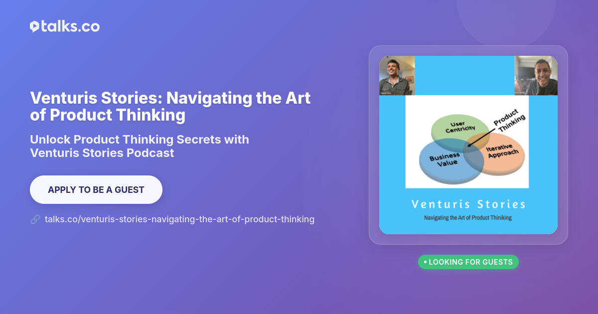 Venturis Stories: Navigating the Art of Product Thinking - Books