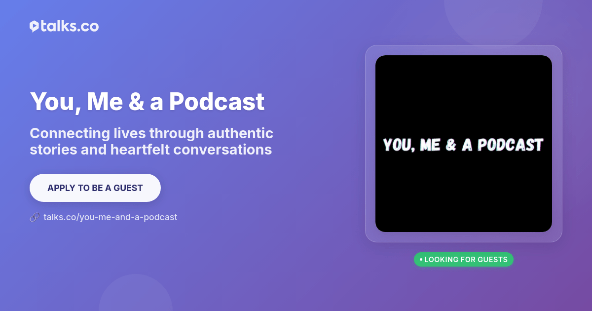 You, Me & a Podcast - Personal Development & Mental Health